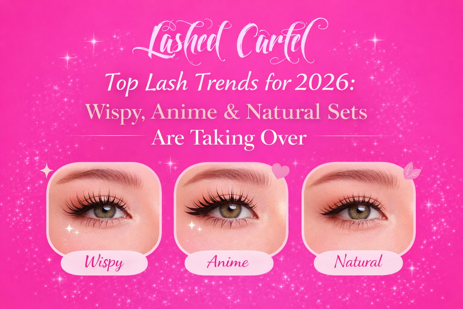 Top Lash Trends for 2026: Wispy, Anime & Natural Sets Are Taking Over ...